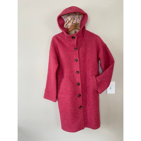 Sundance | Jackets & Coats | Euc Sundance Vibrant Living Coat Pink Wool ...